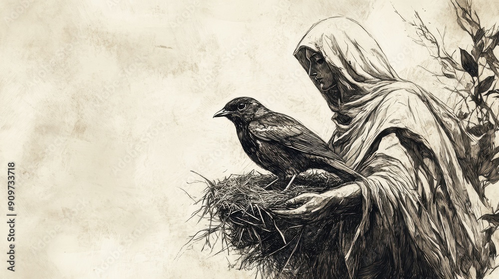 Protecting Mother Bird: Deuteronomy's More Laws. Biblical illustration ...