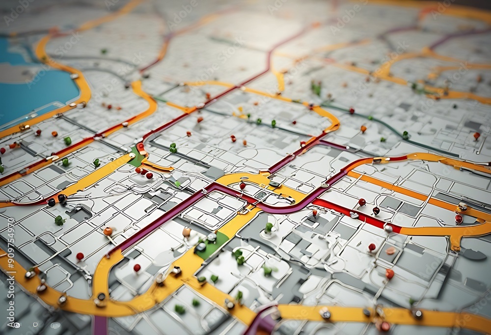 map subway road underground railway network plan transport ...
