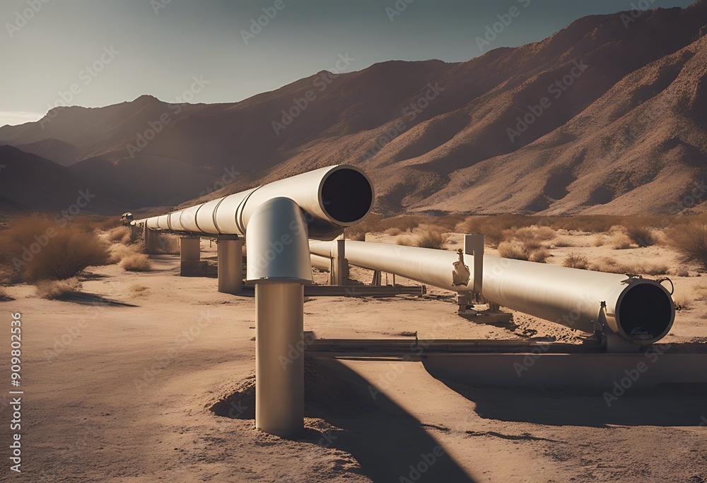 mojave pipeline desert pipe gas oil water california aqueduct cargo ...