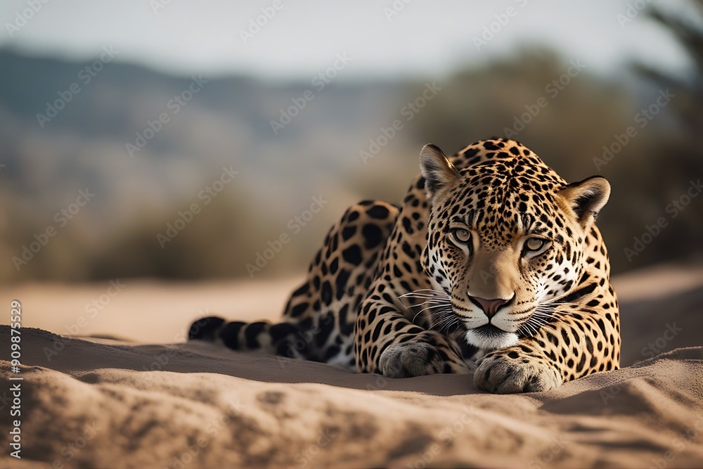 skin real jaguar leopard closeup wildcat tiger print mammal expression ...