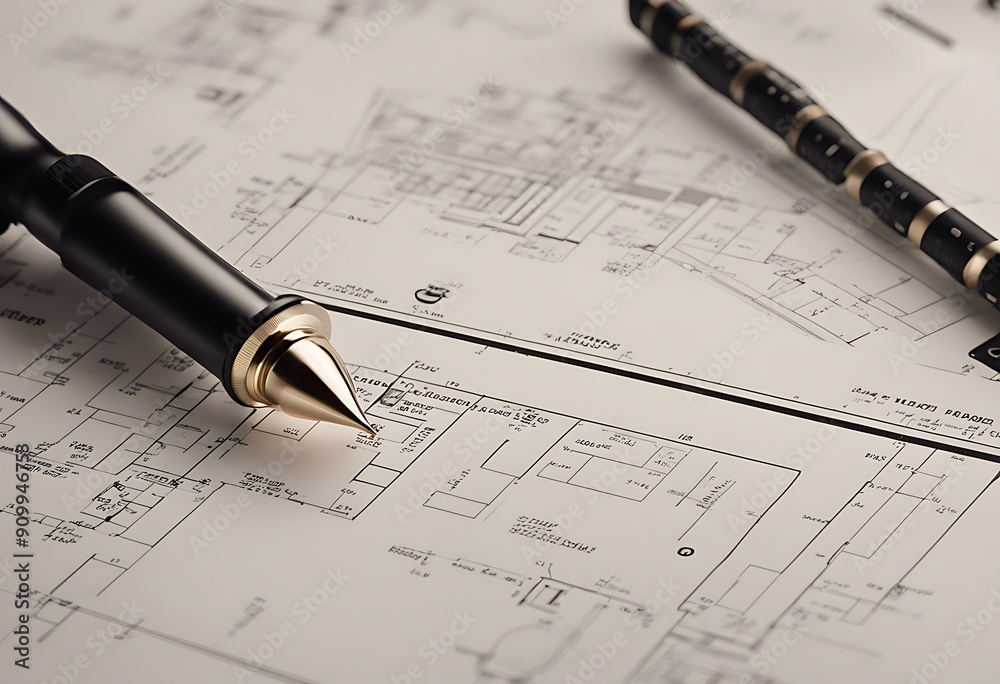 plan carpenter blueprint house blueprints working residential housing ...