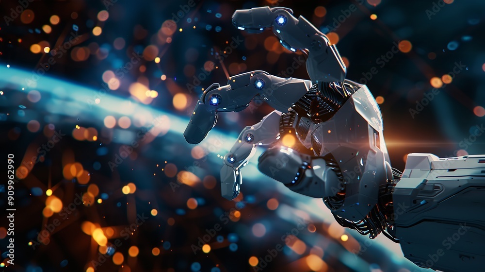 New Trends in 2025 and Technology AI Concept. Initiative in Technology ...