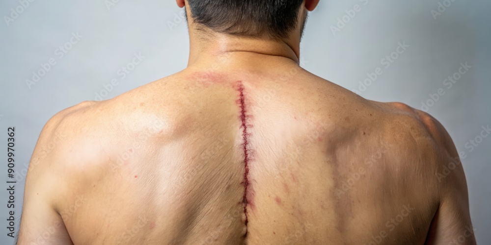 Scar on back from herniated disc surgery, Surgery, Recovery, Healthcare ...