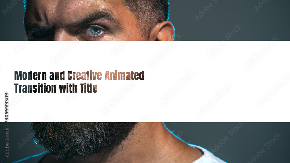 Modern and Creative Animated Transition with Title Stock Template ...