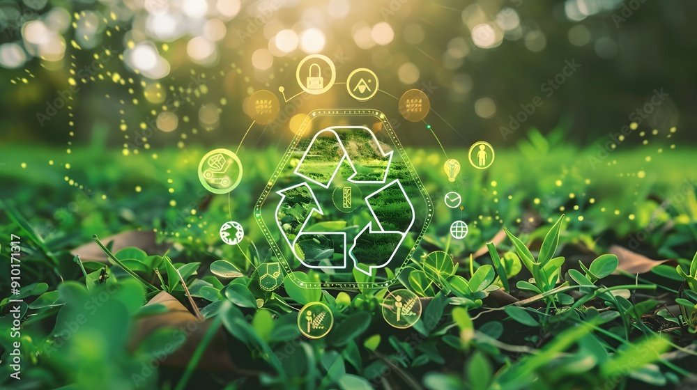 A creative depiction of the life cycle of computer devices, with ...