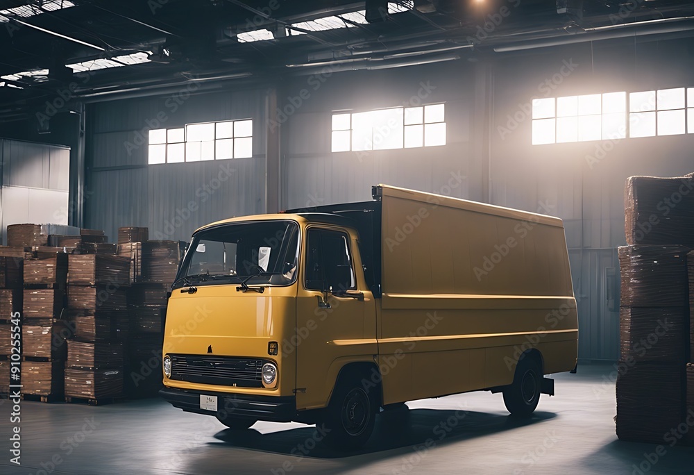 loading van commercial dock unloading warehouse cargo Similar Keywords ...