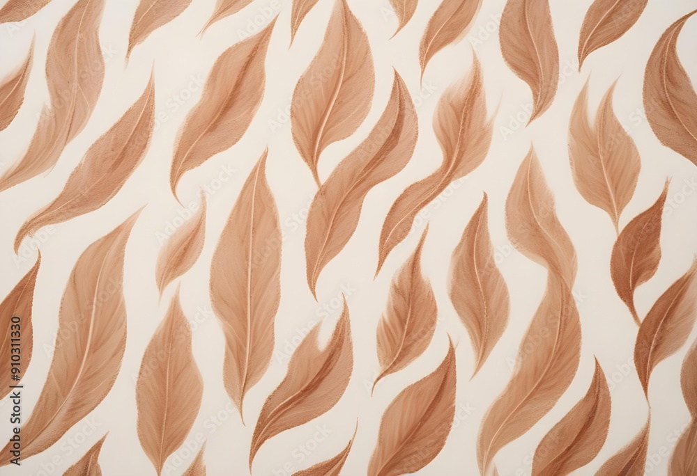 White background showcasing a delicate pattern of brown faint lines ...