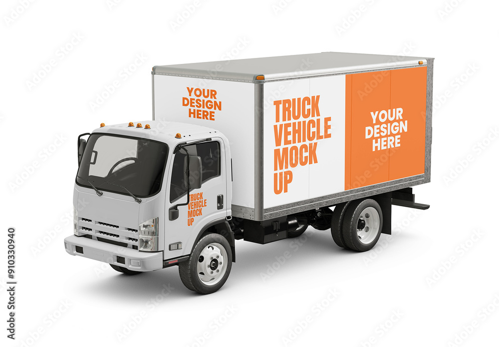 Box Truck Mockup Stock Template | Adobe Stock