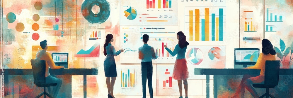 Data Analysis Team Collaboration: Insights & Growth - A team of four ...