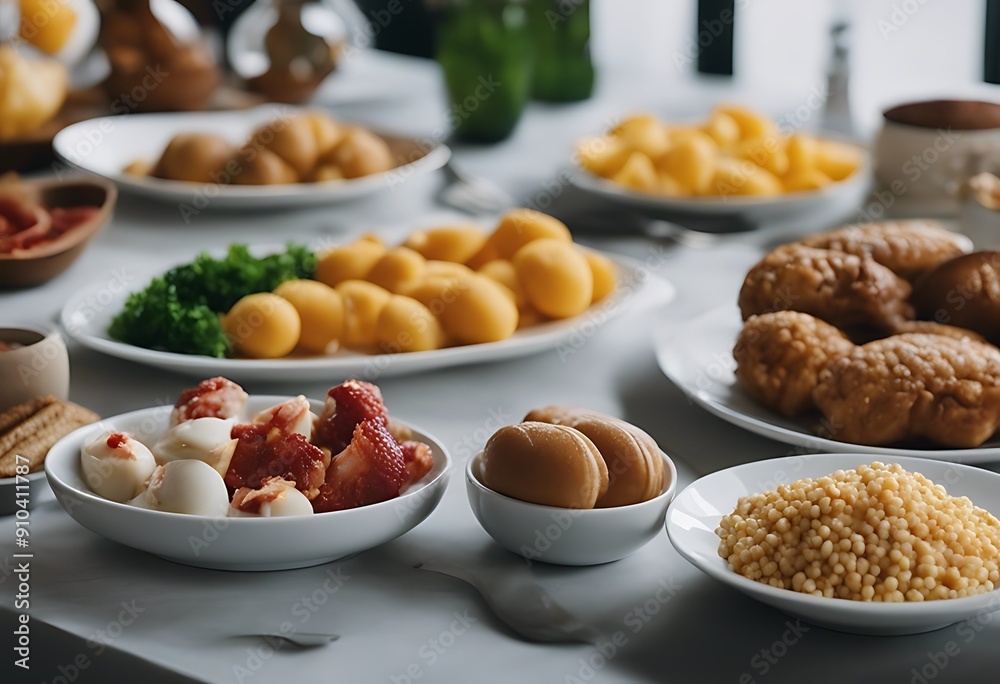 fferent close items food table balanced et cooking culinary healthy ...