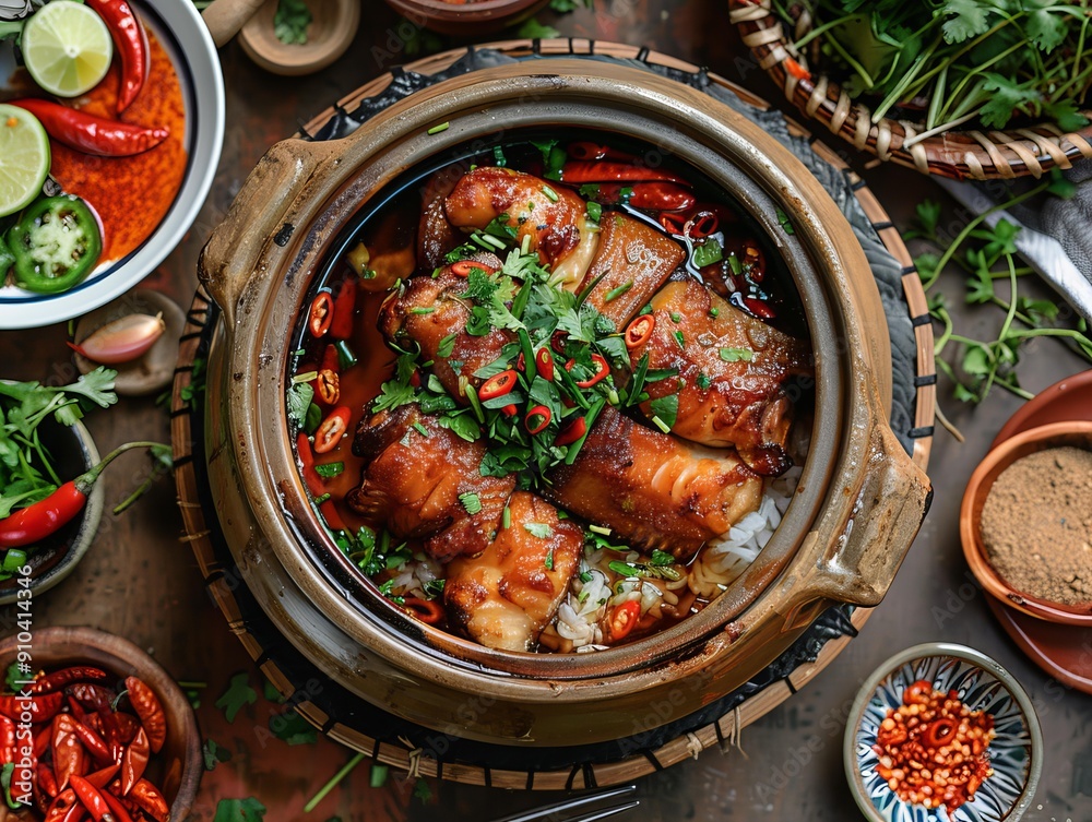 Ca Kho To. The most popular Vietnamese dishes. Caramelized fish ...