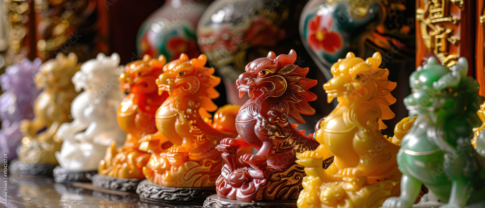 Jade Pixiu statue,pixiu symbol,pixiu Chinese,Pixiu is a symbol of good ...