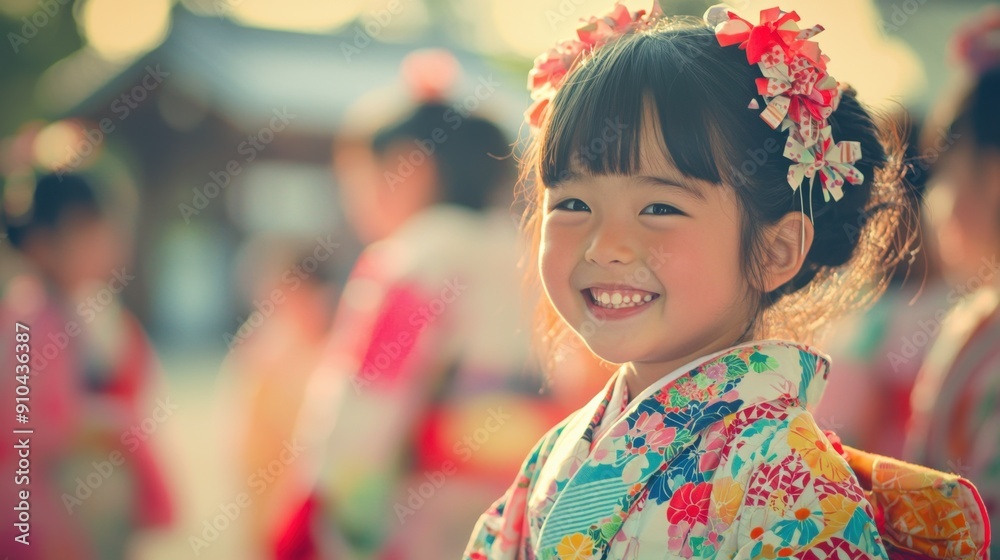 10. Japanese children's day celebration, in a vintage film style, using ...