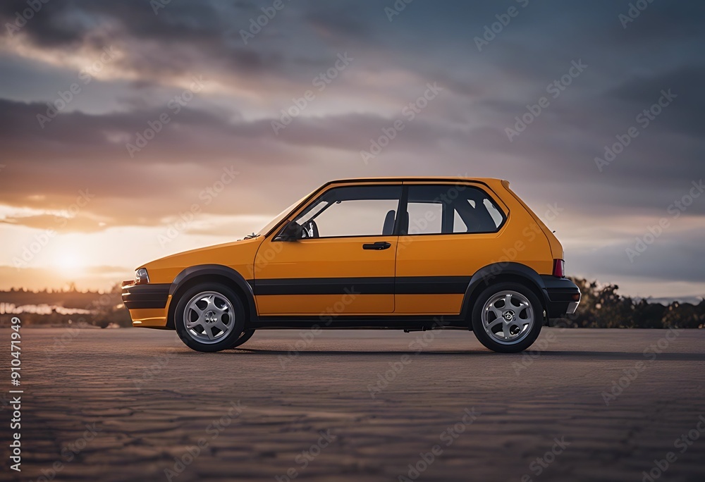 hatchback compact car auto automobile back background colours economy ...