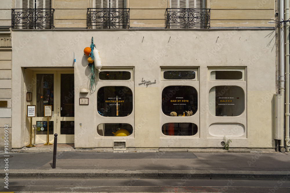 Paris France 07 07 2024 :beautiful and typical parisian storefront ...