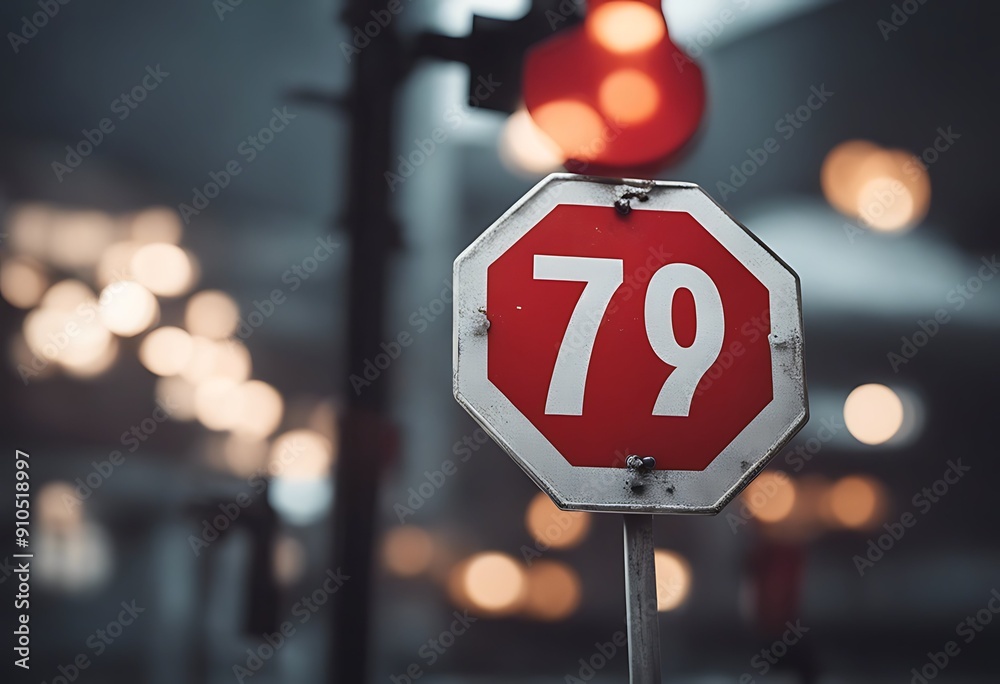 sign stop white isolated signs clipping path center colours ...