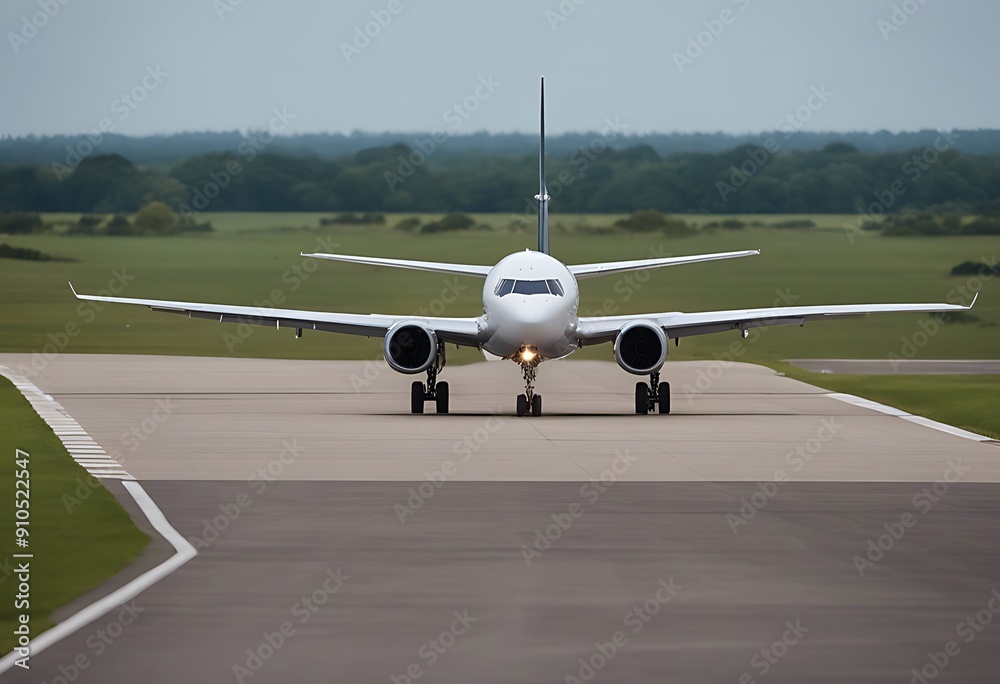 taking aircraft off aeroplane plane runway aerodrome take air travel ...