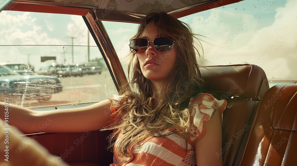 The image captures photos of disco 70s hippies and other subcultures ...