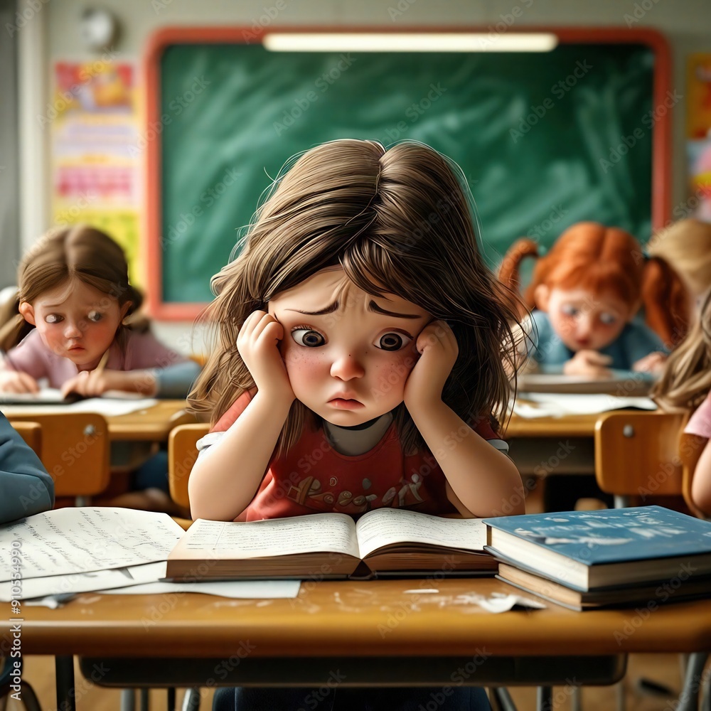 Niña con TDAH o Trastorno por Déficit de Atención e Hiperactividad en ...