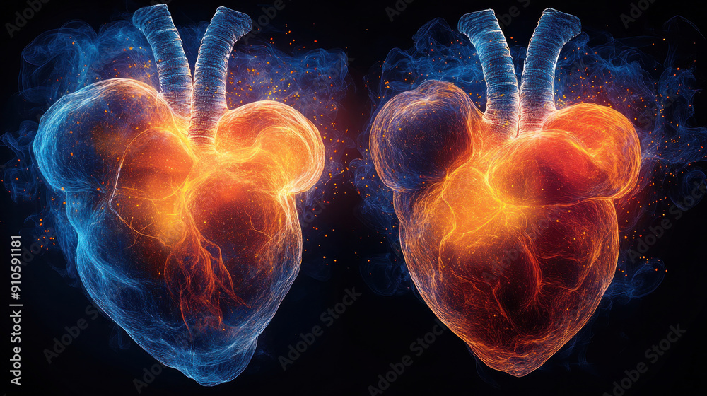 Graphic representation of the heart's electrical conduction system ...