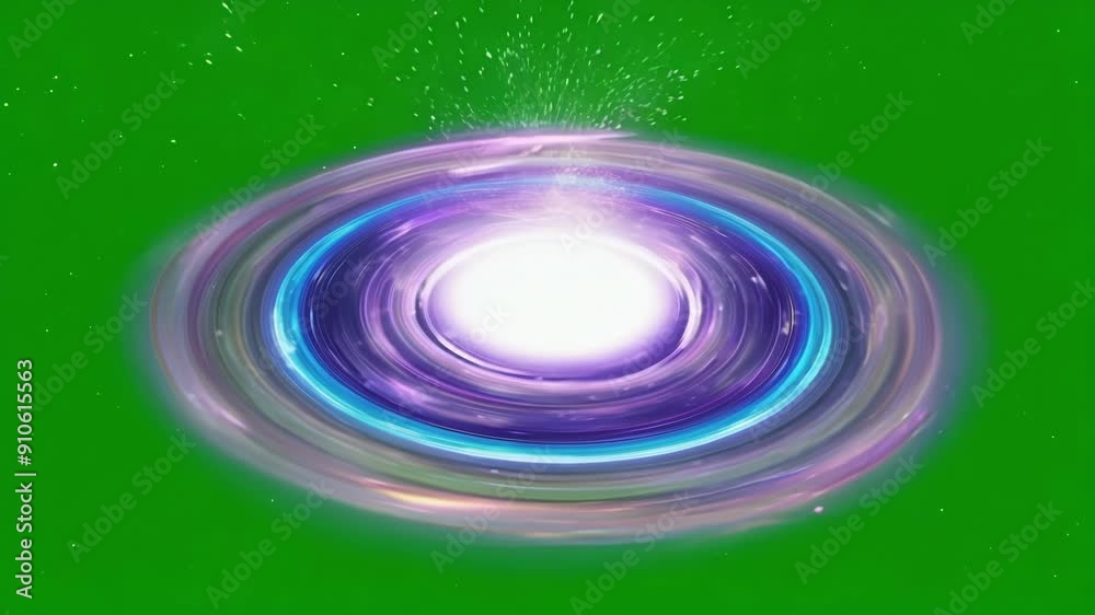 The Whirling Cosmos Giant galactic disks spinning and colliding forming ...