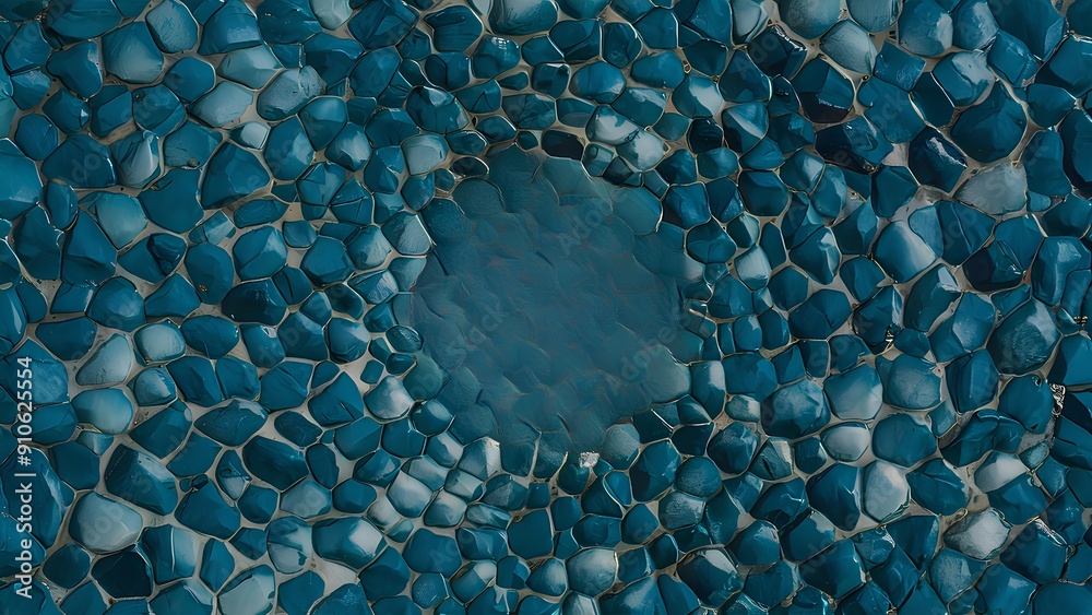 Incorporating a blue texture combined with a soft cyan color scheme can ...