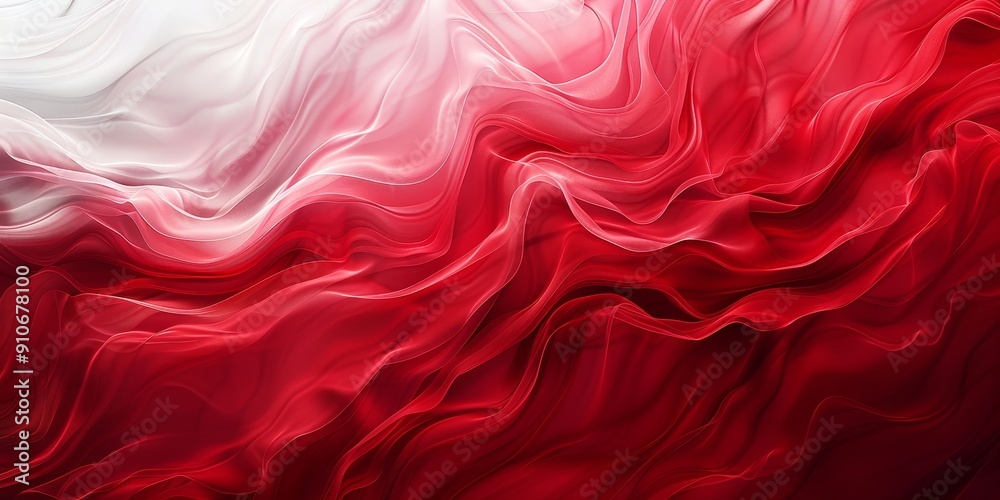 ภาพประกอบสต็อก Colorful smooth abstract red and white texture ...