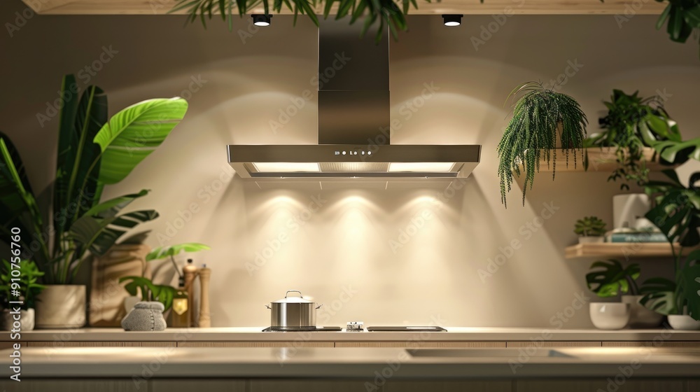 Foto de Create a realistic photo depicting a modern, stunning kitchen ...