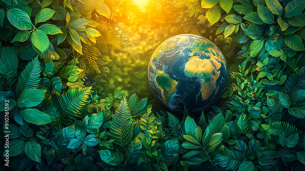 Sustainable Living: World Environment Day Illustration advocating ...