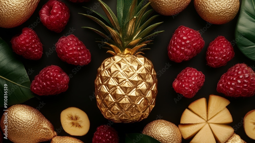 Exotic fruit rulers, rare fruit motifs, ultra-luxurious setting ...