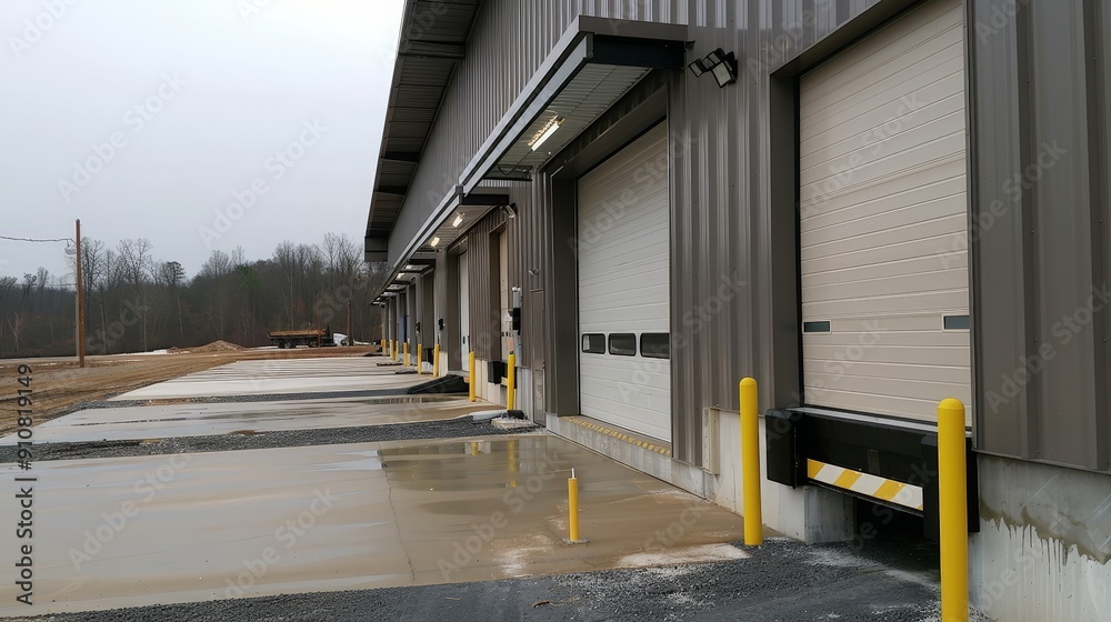 The design of loading docks optimizes workflow efficiency with features ...