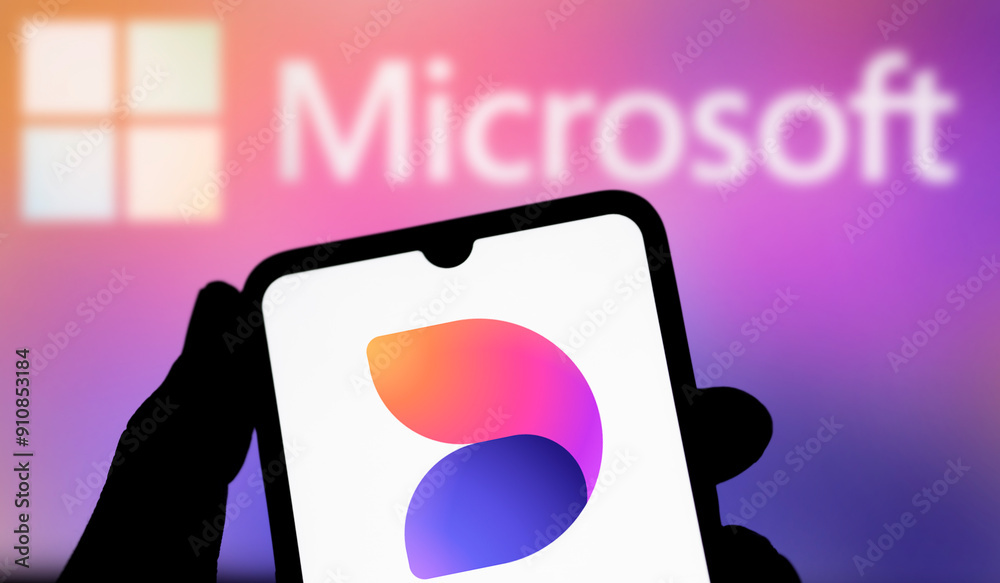 Dhaka, Bangladesh- 06 Aug 2024: Microsoft Designer logo is displayed on ...