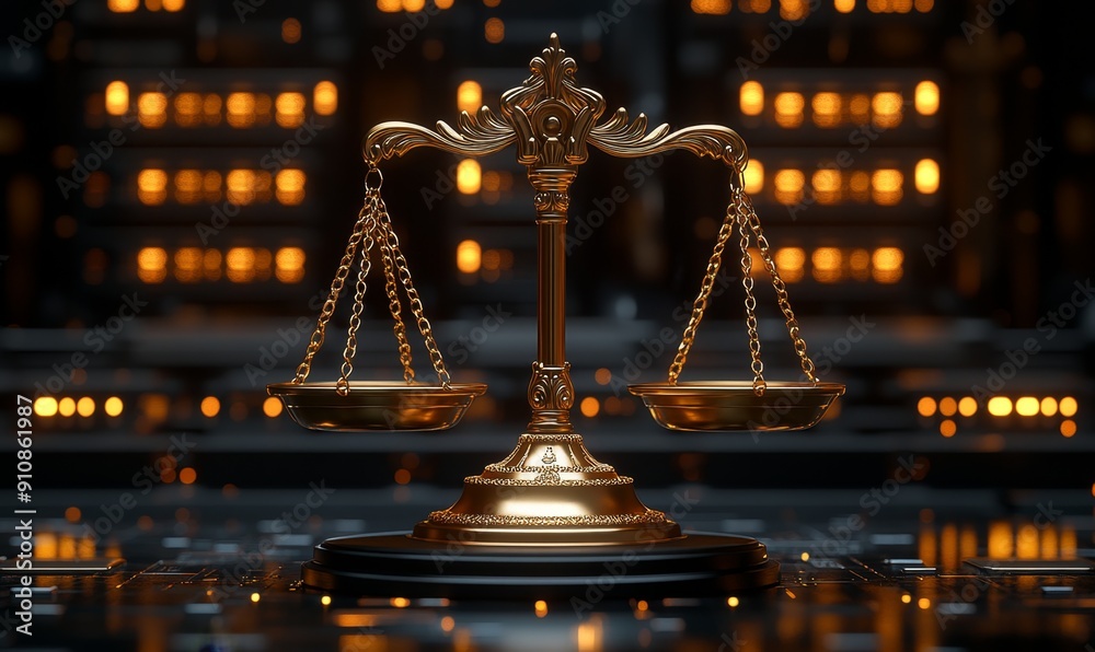Digital Transformation in Justice: AI-Powered Scales Balancing Law ...