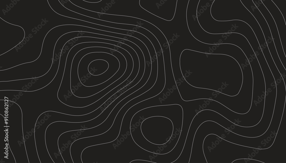 abstract pattern with lines. background of the topographic map ...
