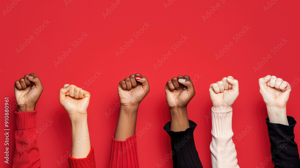 Dissatisfied girls fight for their rights and improvement of rights and ...