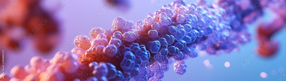 Detailed 3D model of a pancreas with active and healthy insulin ...