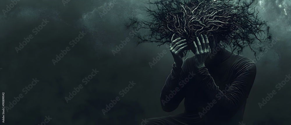 Disturbing and surreal digital art depicting the complexities and ...