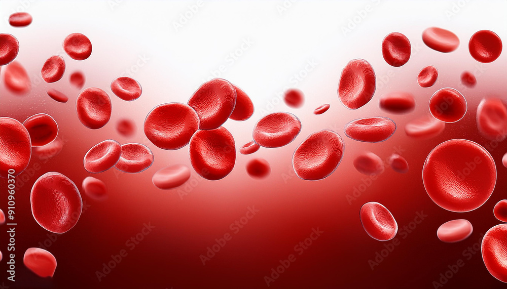 Red blood cells moving dynamically in plasma are removed Stock ...