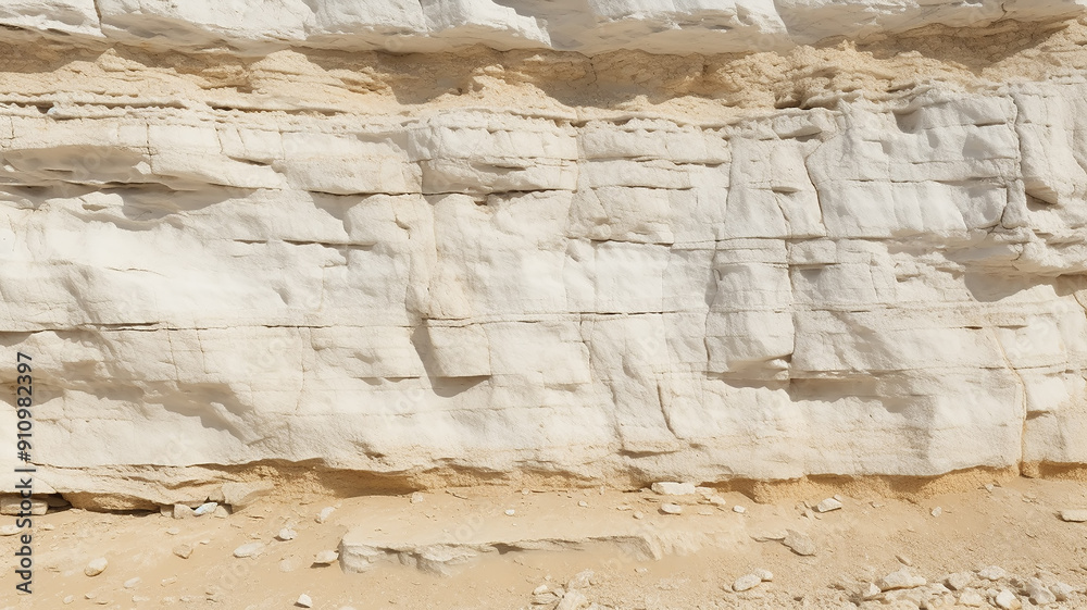 texture white stone, sedimentary rock layers, chalk, gypsum, sandstone ...