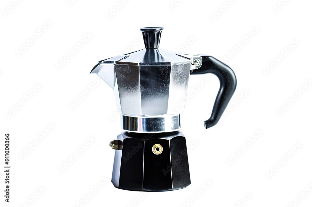 Classic Italian moka pot on transparent background. Stock Photo | Adobe ...