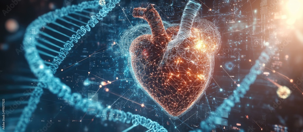 3D illustration of cardiac anatomy and cardiovascular function ...