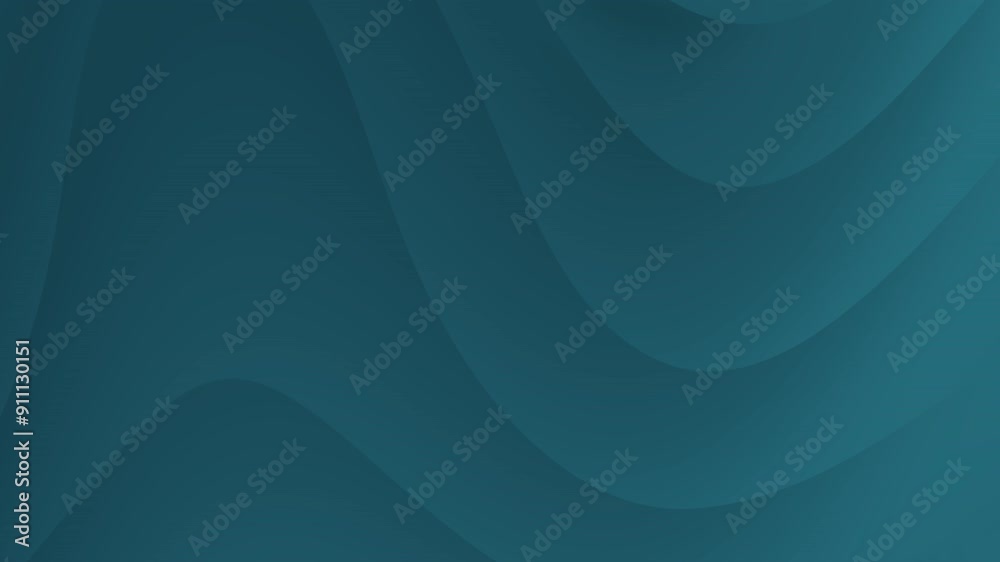 Animated Abstract teal background with elegant curved lines, suitable ...