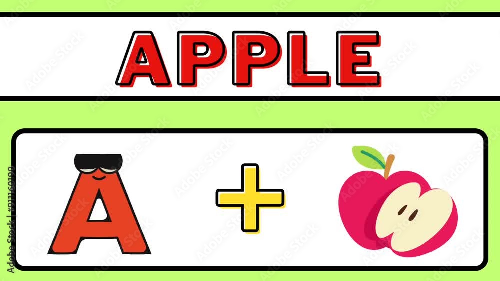 abc cartoon letter animate alphabet learning for kids abcd for nursery ...