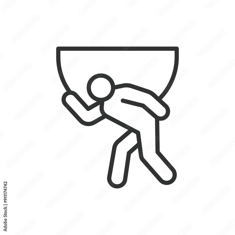 Burden, in line design. burden, weight, stress, pressure, heavy load ...