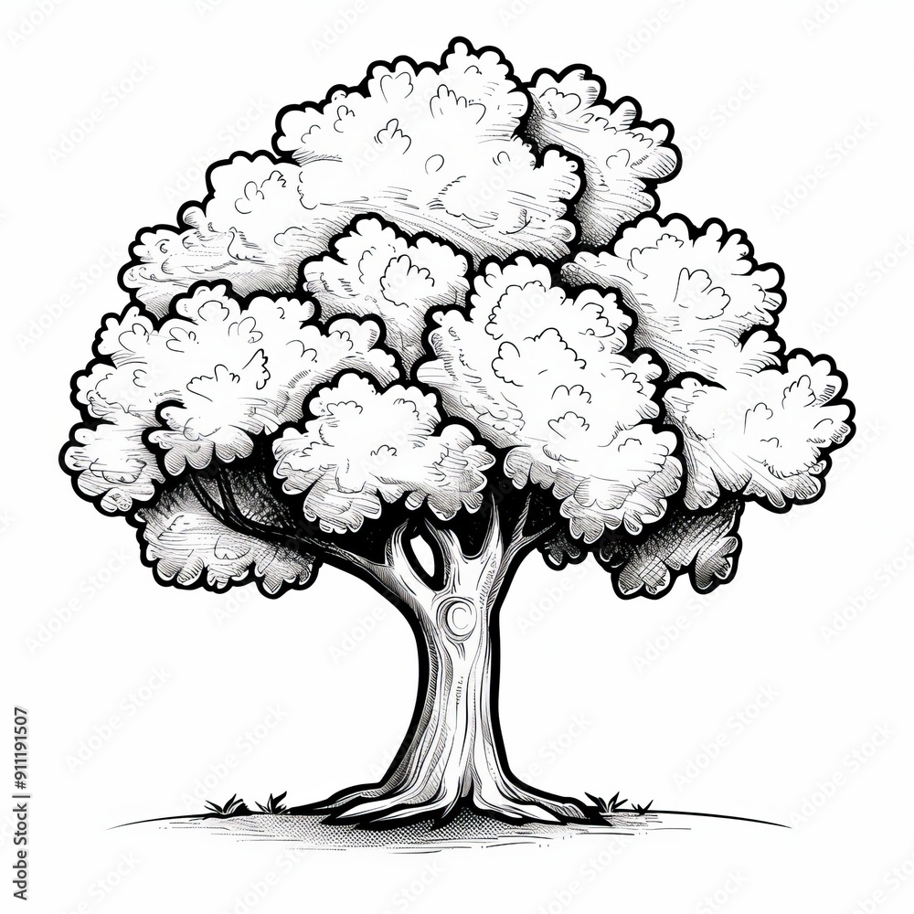 printable tree outline , easy tree drawing for kids , printable outline ...