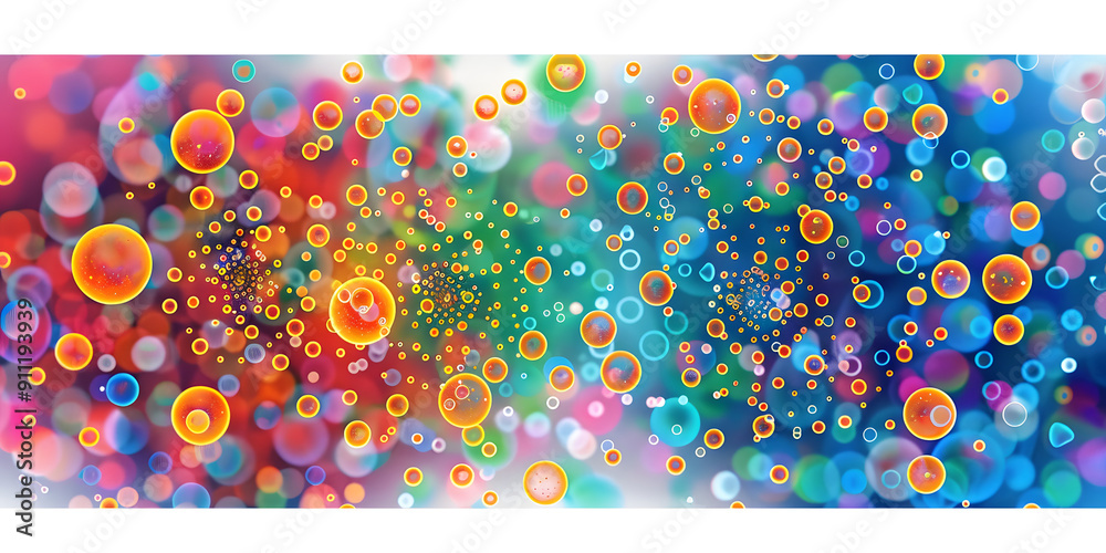 Colorful illustration of machine learning concepts: binary ...