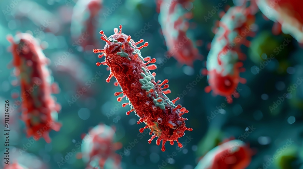 Bacterial quorum sensing and replication, microbiology infections ...