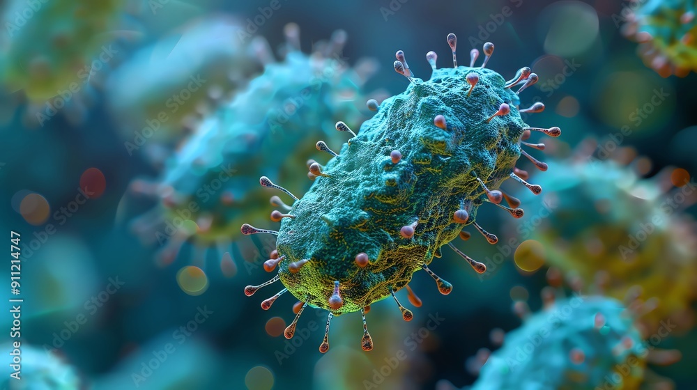Bacterial sporulation process, microbiology infections replication ...