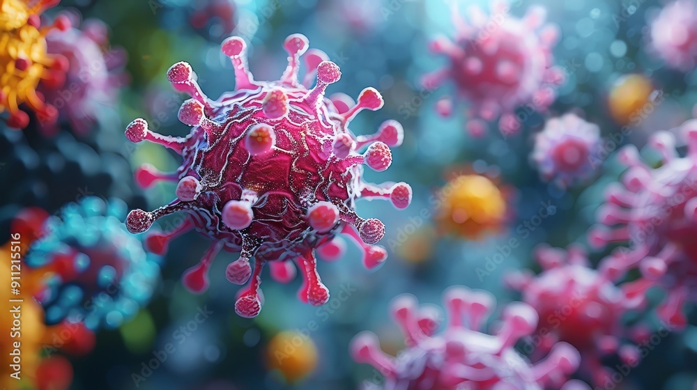 Viral replication cycle stages, microbiology infections replication ...