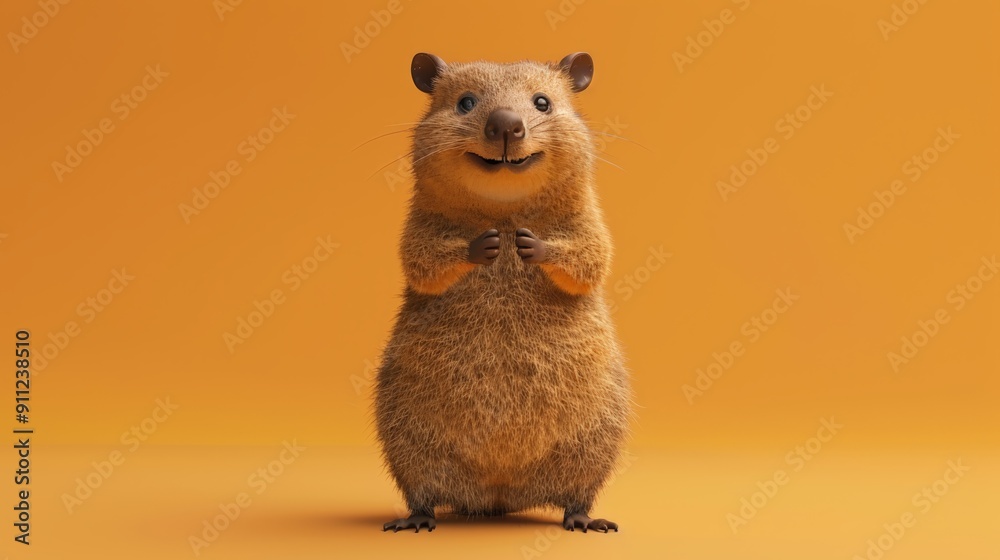 The Happy Quokka: A captivating photo of a Quokka, known as the ...